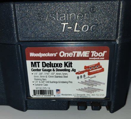 Te koop: "WoodPeckers OneTime Tool - MT Center Gauge Plus Doweling Jig ...