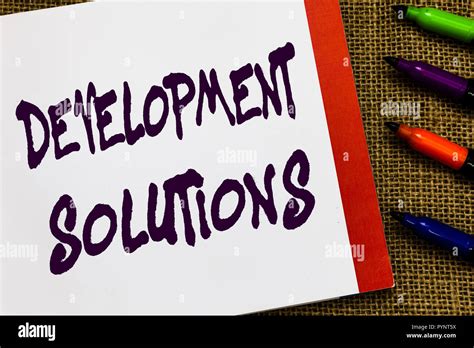 Handwriting Text Development Solutions Concept Meaning Efficient