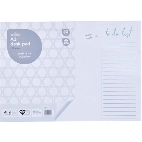 Wilko Deskpad A3 Design Wilko