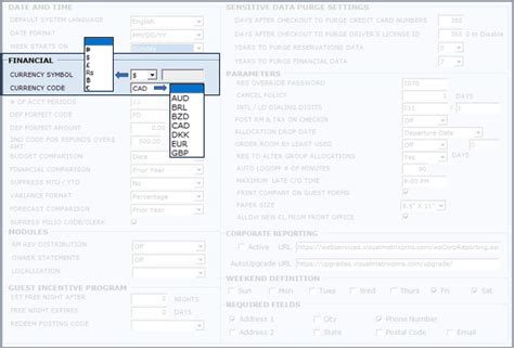 Setup Default Currency Symbol And Code Desktop