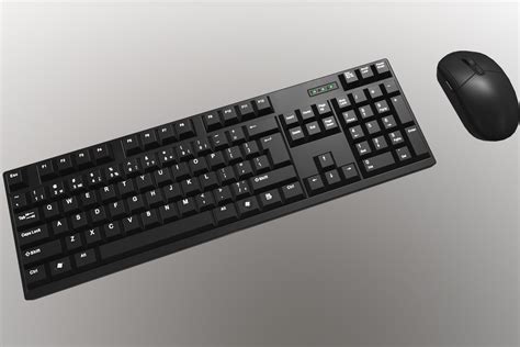 Computer Mouse And Keyboard 3d Electronics Unity Asset Store