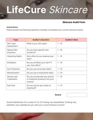 Free Audit Form Templates Venngage