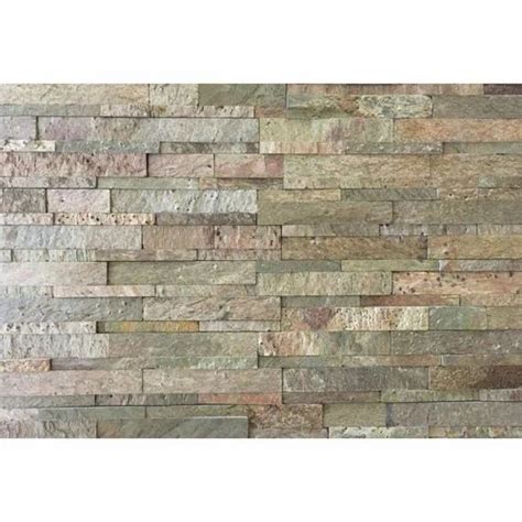 Matte Stacking Asian Grey Stone Wall Cladding Thickness 20 Mm At Rs