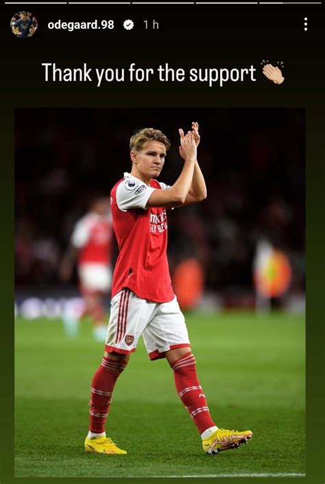 Dailyafc On Twitter Martin Odegaard On Instagram Afc