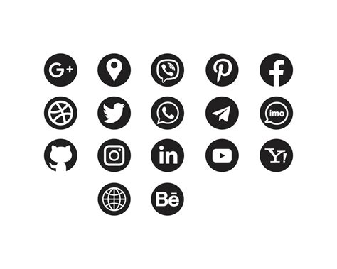 Github Social Media Icon Github Icon Vector Images Over 1 100