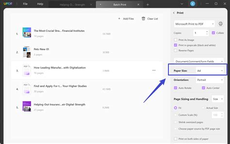 How To Convert A3 Pdf To A4 Using Updf Updf