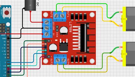 arduino dc motor controller using l298n dc motor driver