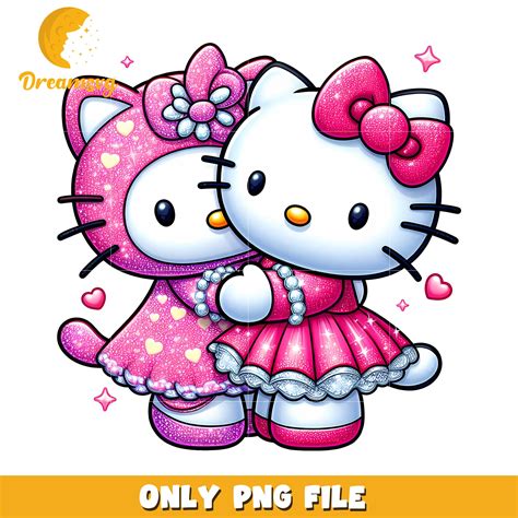 Cute Hello Kitty Png File For Digital Downloads And Crafts Dreamsvg Store