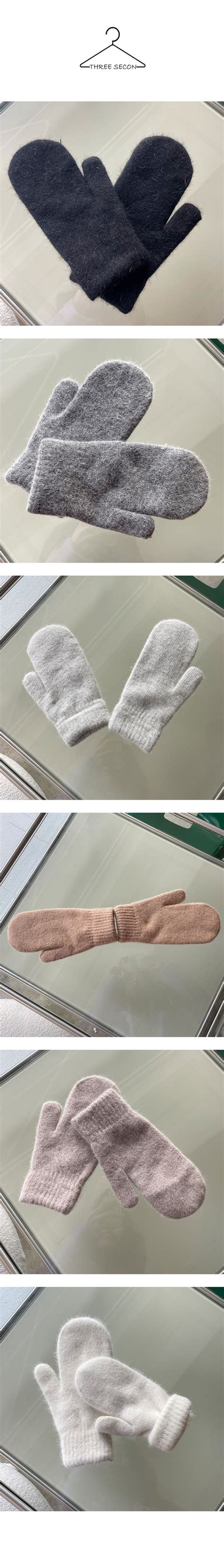 11할인스마트폰 터치 손가락 오픈 골지 니트 롱 장갑