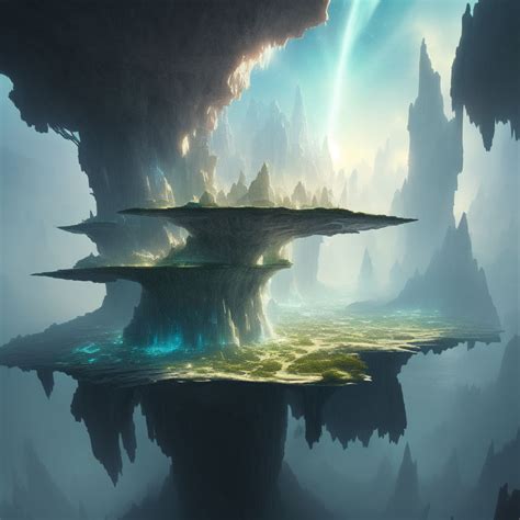Fantasy Landscape Floating Island By Cygnus30 On Deviantart