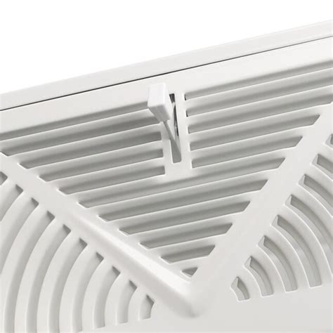 Imperial 2 1 2 In X 21 In Steel Baseboard Diffuser In White In The Baseboard Registers