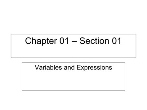 Chapter 01 Section 01 Ppt Physics Science