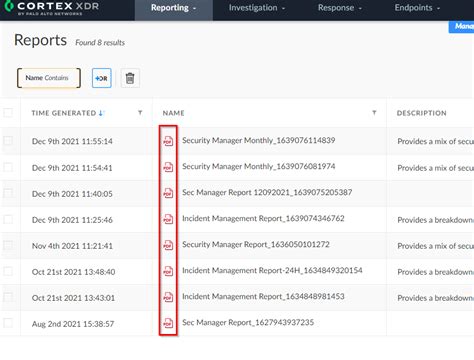 Solved Livecommunity Enabling Csv Export On Cortex Xdr Reports