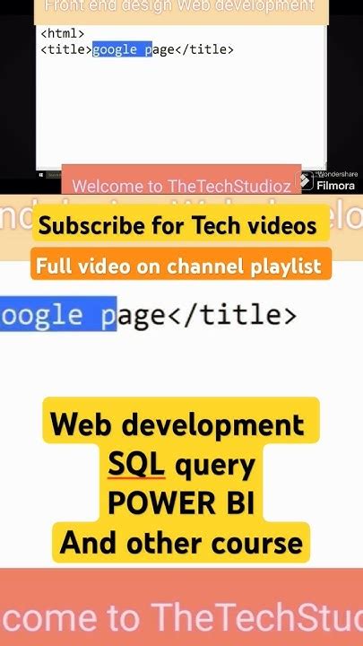 Web Development Html Tutorial Shorts Ytshorts Webdevlopmentfullcourseinhindi Computer