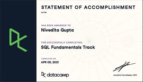 Nivedita Gupta On Linkedin Datascience Analytics Sql Plsql Datacamp Upskilling