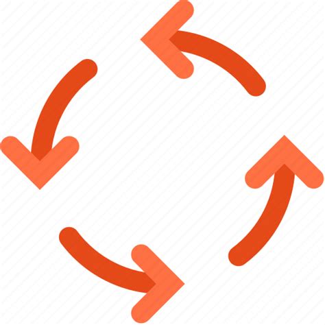 Arrows Circulate Four Navigation Reload Rerun Restart Icon