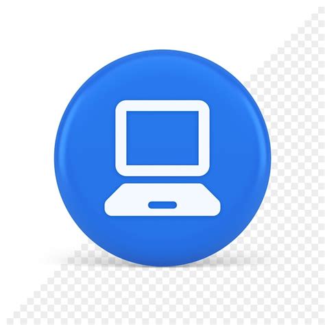 Premium Psd Computer Network Connection Button Digital Information