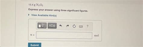 Solved Express Your Answer Using Three Significant