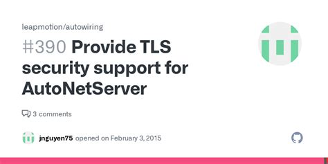 provide tls security support for autonetserver · issue 390