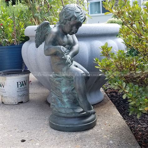 Garden Cherub Sculptures At Jeremy Tellez Blog