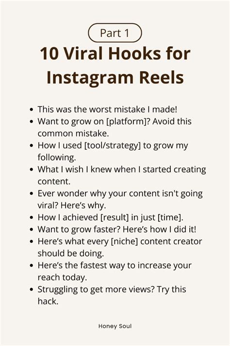 Best 13 Viral Hooks For Instagram Reels Artofit