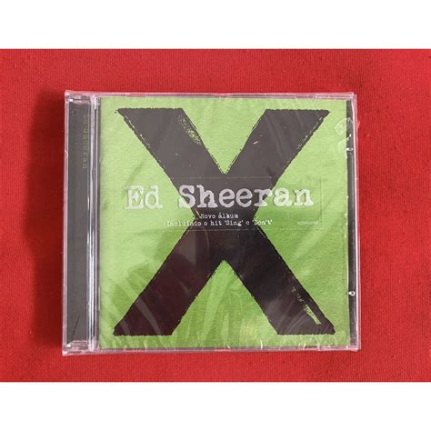Cd Ed Sheeran X [original Reembalado] Shopee Brasil