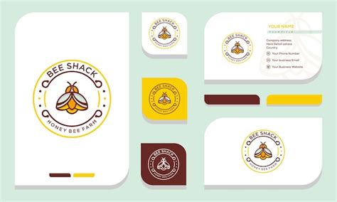 육각형 격자 셀과 벌이 있는 벌집 벌집 프리미엄 벡터