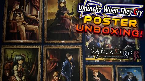 Umineko Poster Unboxing Umitober Day 1 Special Youtube