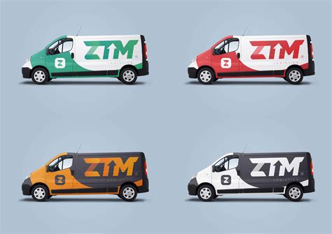 Разработка фирменного стиля для Ztm Logistics кейс Brux