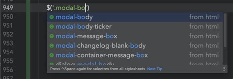 Implement Html Classids Completions In Or Functions Like Documentgetelementbyid · Issue