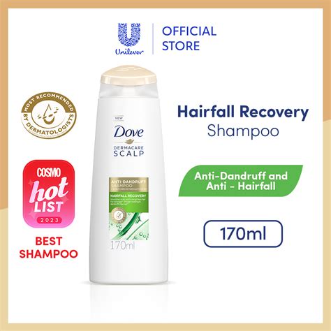 Dove Dermacare Scalp Anti Dandruff Hairfall Recovery Shampoo 170mlstronger Hair For Dandruff