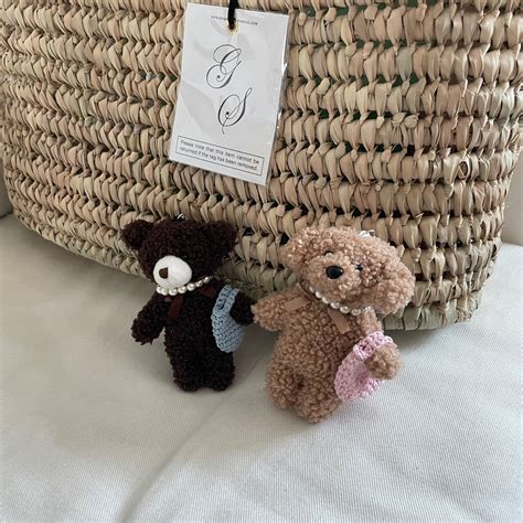 비트리 곰돌이키링 테디베어키링 강아지키링 가방키링 키홀더 가방색상 변경가능