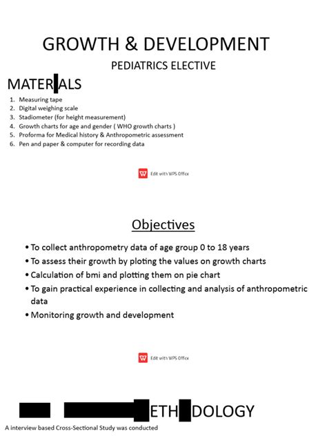 Growth And Development Pdf Body Mass Index Anthropometry