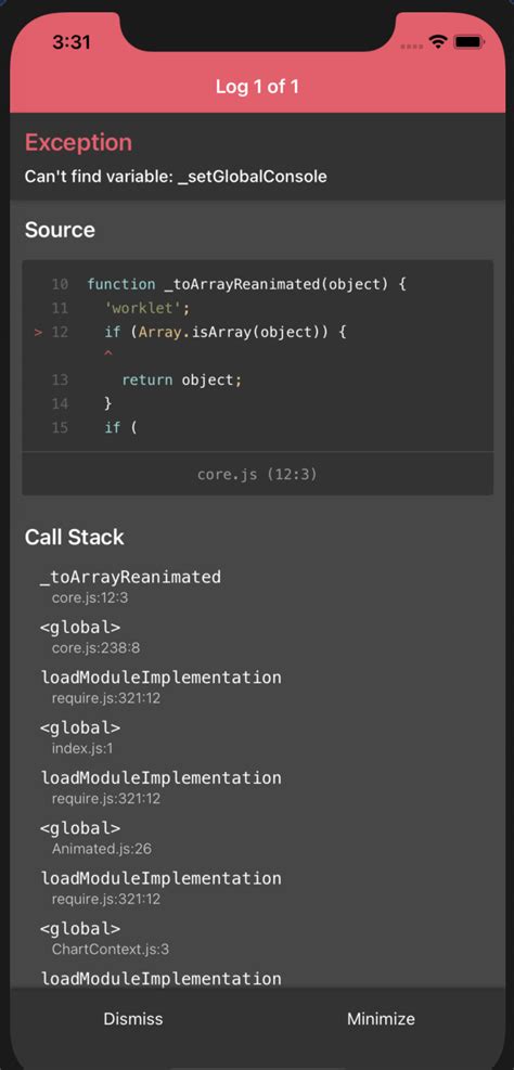 error can t find variable setglobalconsole when import · issue 13 · rainbow me react native