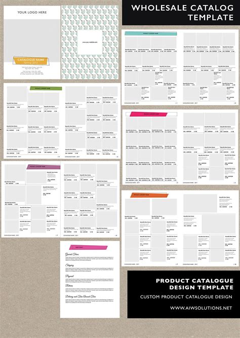 Wholesale Catalog Template Id06 Aiwsolutions Product Catalog