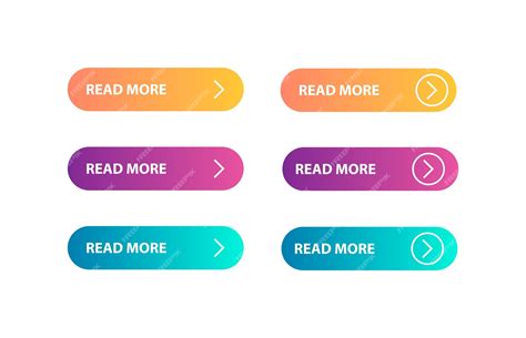Premium Vector Web Read More Button With Includes Color Versionsvector Illustration Isolated