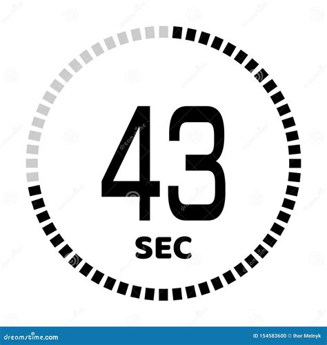 The 30 Seconds Stopwatch Icon Digital Timer Clock Watch Timer Countdown Symbol Vector