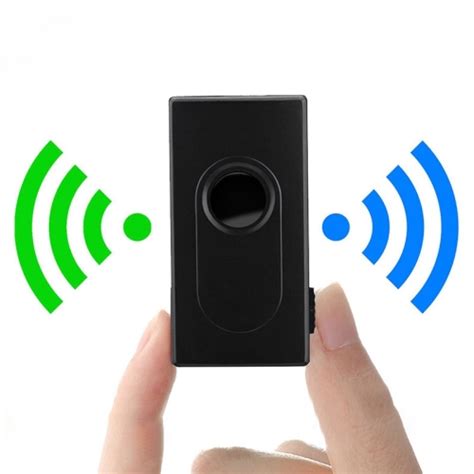 BT In Bluetooth Audio Transmitter Receiver Adapter Portable Audio Player Black