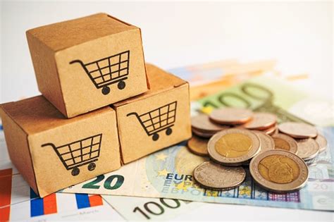 미국 달러 지폐 은행 계좌 투자 분석 연구 데이터 경제 거래 비즈니스 수입 수출 온라인 회사 개념상자의 장바구니 로고 그래프에 대한 스톡 사진 및 기타 이미지 Istock