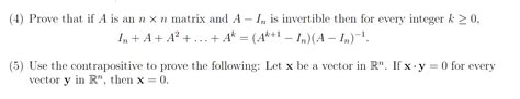 Solved Linear Algebra In Problem Prove X Y For Chegg