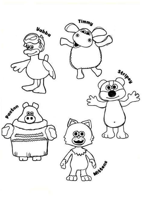 Picture Of Timmy Time Characters Coloring Page Artofit