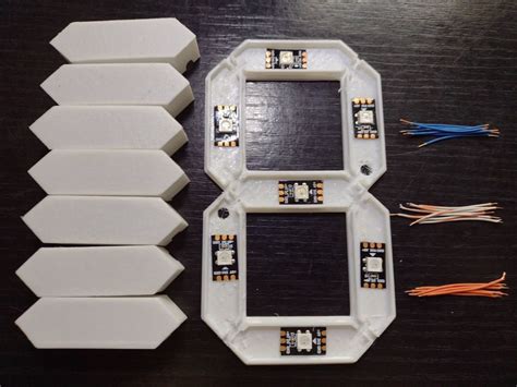 Digit 7 Segment Of 5 Inch 3dthursday 3dprinting Adafruit Industries