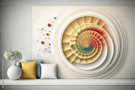 Generated By Ai The Fibonacci Sequence Showcases The Power Of Machine