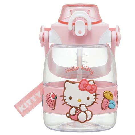 ハローキティ ストロー ホッパー ボトル 水筒 12l 1200ml プラスチック 水分補給 スケーター Skater Pshp12 キティ