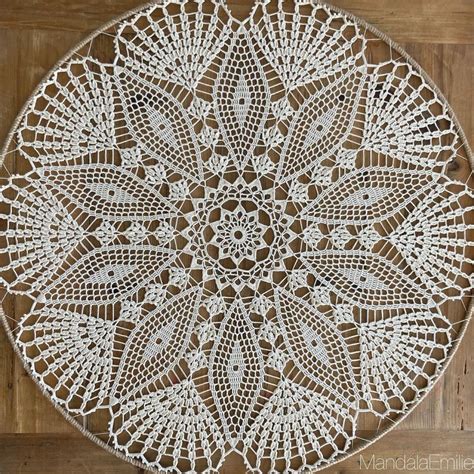 Ажурная мандала крючком 7 идей для вдохновения схемы прилагаются Вязание с Paradosik