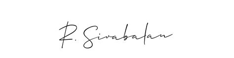 70 R Sivabalan Name Signature Style Ideas Free Esignature
