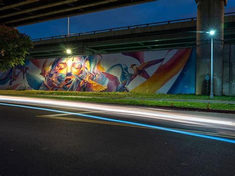 Taipei Taiwan Mural Overpass Street Art Hdri Maps And Backplates