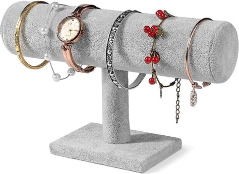 Hivory Soporte Para Pulsera Con Barra En T ~ Pulseras Relojes Soporte Para