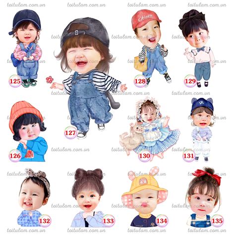 Chibi Bé Gái Hàn Quốc