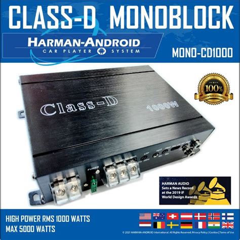 Class D Monoblock Amplifier Shopee Malaysia